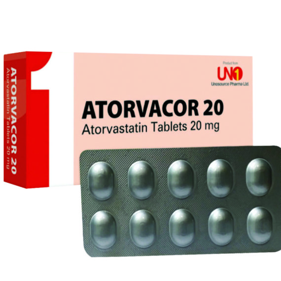 Atorvacor 20 (Atorvastatin 20mg) – Giant Wave Pharma