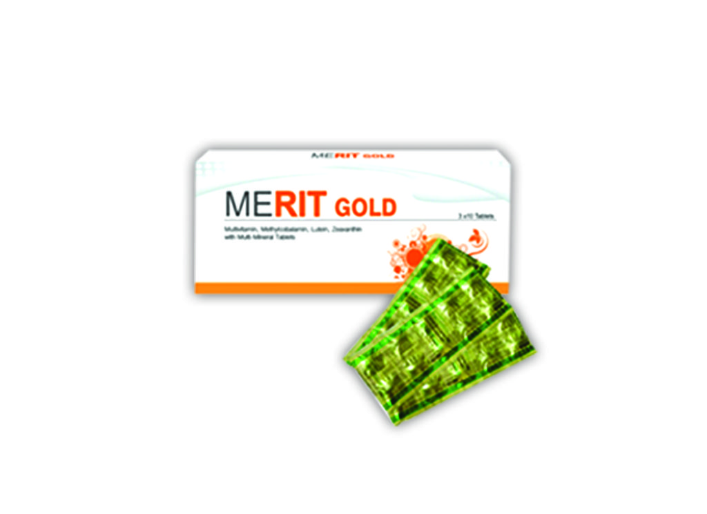 Merit Gold (Methylcobalamin, Luetin, Zeaxanthin and Multivitamin ...