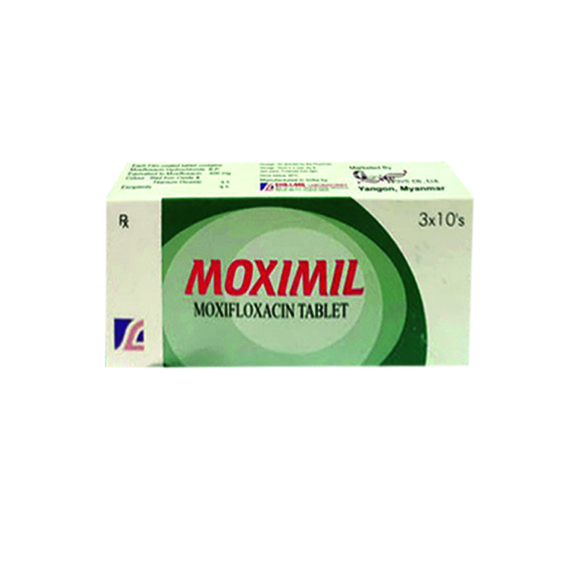 Moximil (Moxifloxacin Hydrochloride 400mg) – Giant Wave Pharma