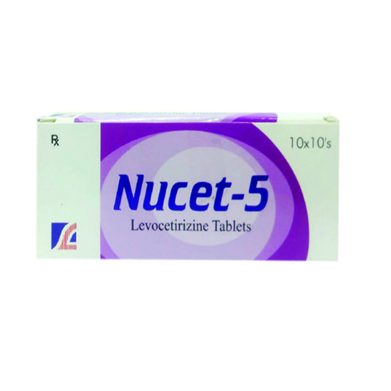 Nucet – 5 (Levocetrizine Dihydrochloride 5mg) – Giant Wave Pharma